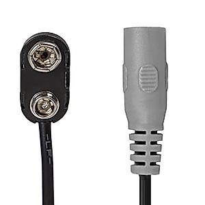 Godlyke Power-All C-GY Electric Guitar Cable Battery Clip Jumper - Grey