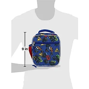 Nickelodeon Blaze and the Monster Machines Boys Girls Soft Insulated School Lunch Box (One Size, Blue)