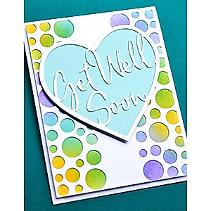 Trdxxx Rectangle Frame Cutting Dies,Dots Background Die Cuts Embossing Stencils Template Mould for DIY Scrapbooking Album Decorative Paper Dies Card Making