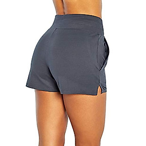 Marika Women's Standard Mona Pocket Short, India Ink, Medium