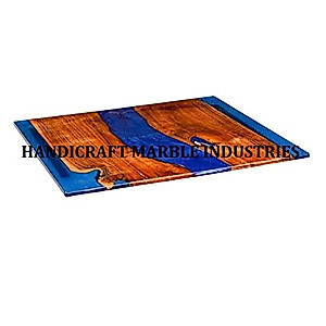 Epoxy Table, Live Edge Wooden Table, Epoxy Resin River Table, Natural Wood,Dining table, Natural Epoxy Table, Resin Table