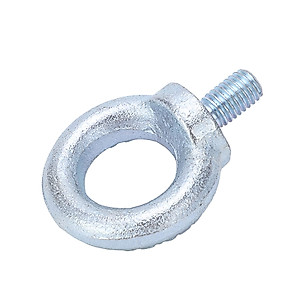 Lifting Shoulder Eye Bolt, Clear Thread Q235 Steel 5PCS Eye Bolt Anti Uniform Force for Auto for Construction(M10)