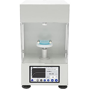 VTSYIQI Liquid Interfacial Tensiometer Surface Tension Measurement Automatic Surface Tension Meter Interfacial Tension Measurement with Platinum Loop Accuracy 0.1mN/m 4.3-inch Touch Screen