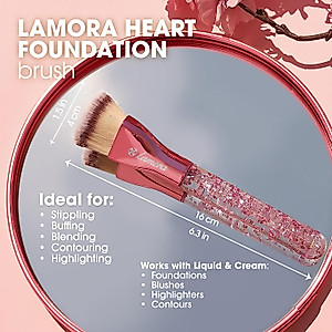 Blending Liquid Makeup Foundation Brush - Kabuki Contour Brush, Face Buffing Brush With Pro Quality Synthetic Dense Bristles For Stippling Mineral Cream, Powder, Blush