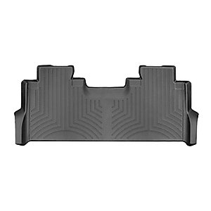 WeatherTech Custom Fit FloorLiners for Ford Super Duty - 2nd Row (4410122), Black