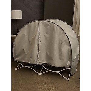 Regalo My Cot Deluxe Portable Toddler Bed with Canopy, Provides UV Protection