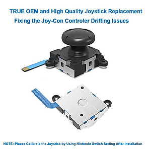 Veanic 4-Pack Replacement Joycon Joystick Drift Fix Analog Thumb Stick for Nintendo Switch/Switch OLED/Nintendo Switch Lite Joy-Con Controller