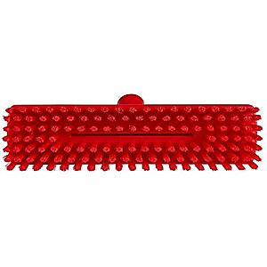 Vikan, Red Deck Scrub,Waterfed,Stiff,11",PP/PBT, 7041