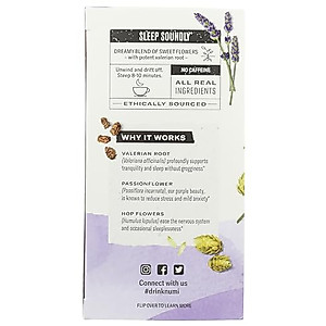 NUMI Organic Sweet Slumber Herbal Tea, 16 CT