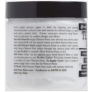 Ranger Texture Paste 4oz-Opaque -INK4444