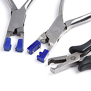 FAMKIT Glasses Pliers Kit Professional Eyeglass Repair Set Rimless Disassembly Glasses Frames Optical Tools Set