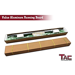 TAC Running Boards Fit 2011-2019 Ford Explorer Value Aluminum SUV Black Side Steps Nerf Bars Step Rails Running Boards Off Road Automotive Exterior Accessories (2 Pieces Running Boards)