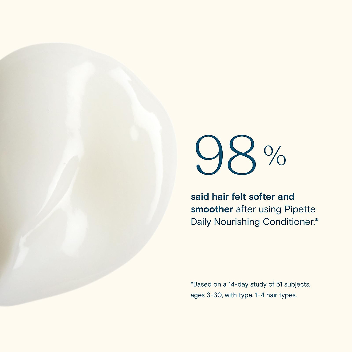 Pipette Daily Nourishing Conditioner -Tear Free Conditioner for Kids, Adds Moisture, 100% Plant-Derived Squalane and Quinoa, Orange + Vanilla Aroma, 11.2 fl oz