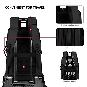 Solim Anti-theft Laptop Backpack,Business Travel Backpack Fit 15.6 Inch Durable Water Resistant Computer Bag with USB Charging Port for Men