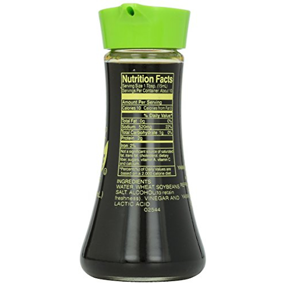 Yamasa Soy Sauce, Naturally Brewed Less Salt Low Sodium Preservative Free in Glass Dispenser, 5 fl oz (Pack of 1)