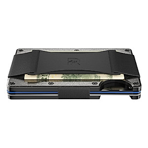 Ridge Wallets for Men - Slim Minimalist Wallet For Men, Front Pocket Wallets for Men, RFID Wallet For Men - Card Holder Wallet (Stonewashed Titanium)