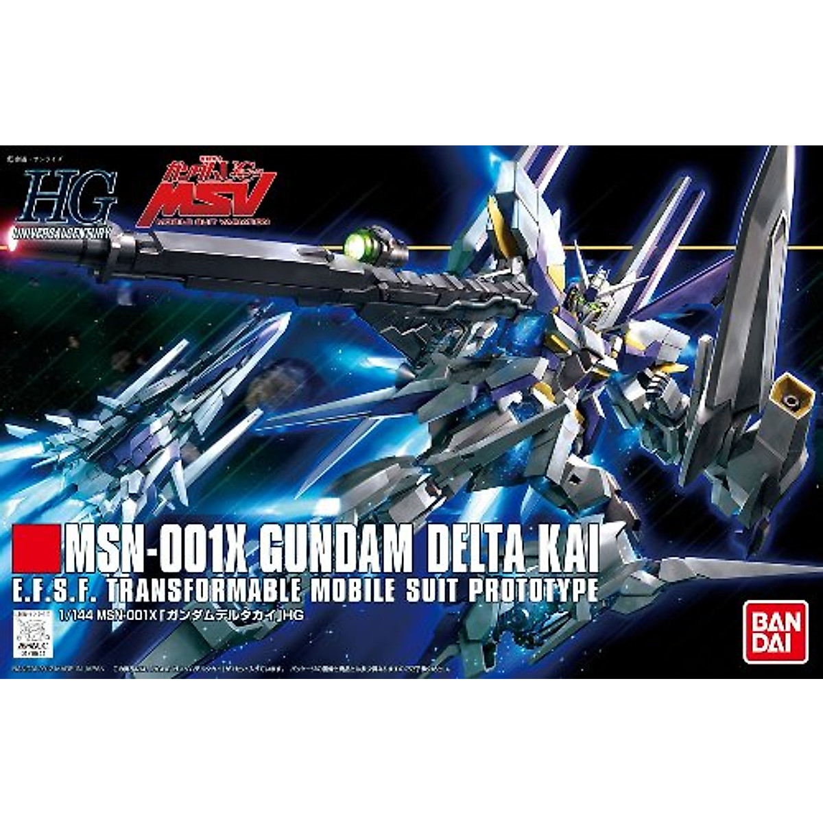 Bandai Hobby #148 High Grade Universal Century 1/144 Gundam Delta Kai Action Figure