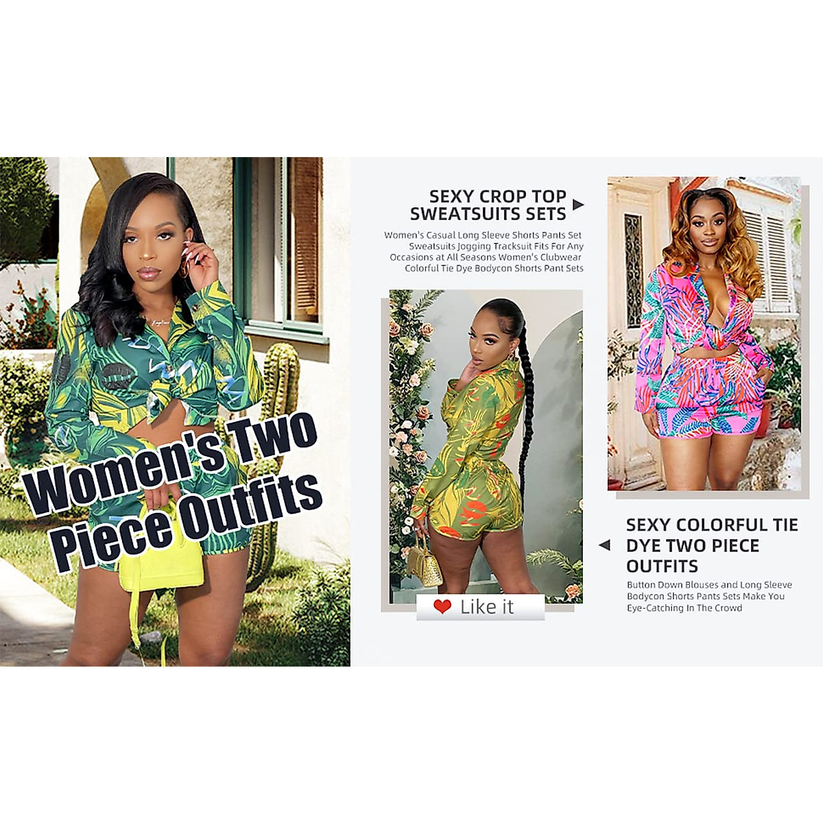 Fastkoala Women's Two Piece Outfits Casual Long Sleeve Shorts Pants Set Sweatsuits Jogging Tracksuit with Pockets Black1 S