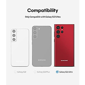 GOOSPERY Z Bumper Designed for Galaxy S22 Ultra Case, Shock Absorbing Dual Layer Structure TPU Edge Clear Back Cover with Detachable Clear Card Holder Stick On Phone Wallet