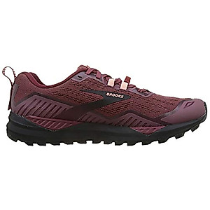 Brooks Women's Cascadia 15 Trail Running Shoe - Nocturne/Zinfandel/Black - 7 Medium