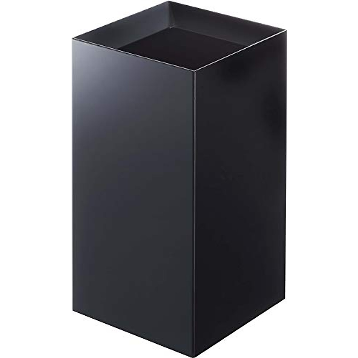 YAMAZAKI home 4493 Trash Can-Modern Garbage Waste Basket with Handle, One Size, Black