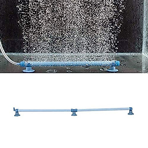 Zerone Air Stone Bubble, Fish Tank Aquarium Air Bubble Wall Air Stone Tube Spray Aeration Tube for Fish Tank(28")