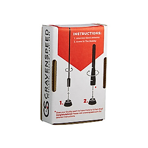 CravenSpeed Stubby Jr Antenna Compatible with Ford Ranger 2019-2024 | 2 Inches | Short Antenna Replacement | Made in The USA