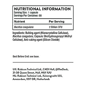 Thorne Bacillus Coagulans Probiotic - Shelf Stable Probiotic Supplement to Promote GI Health - 60 Capsules