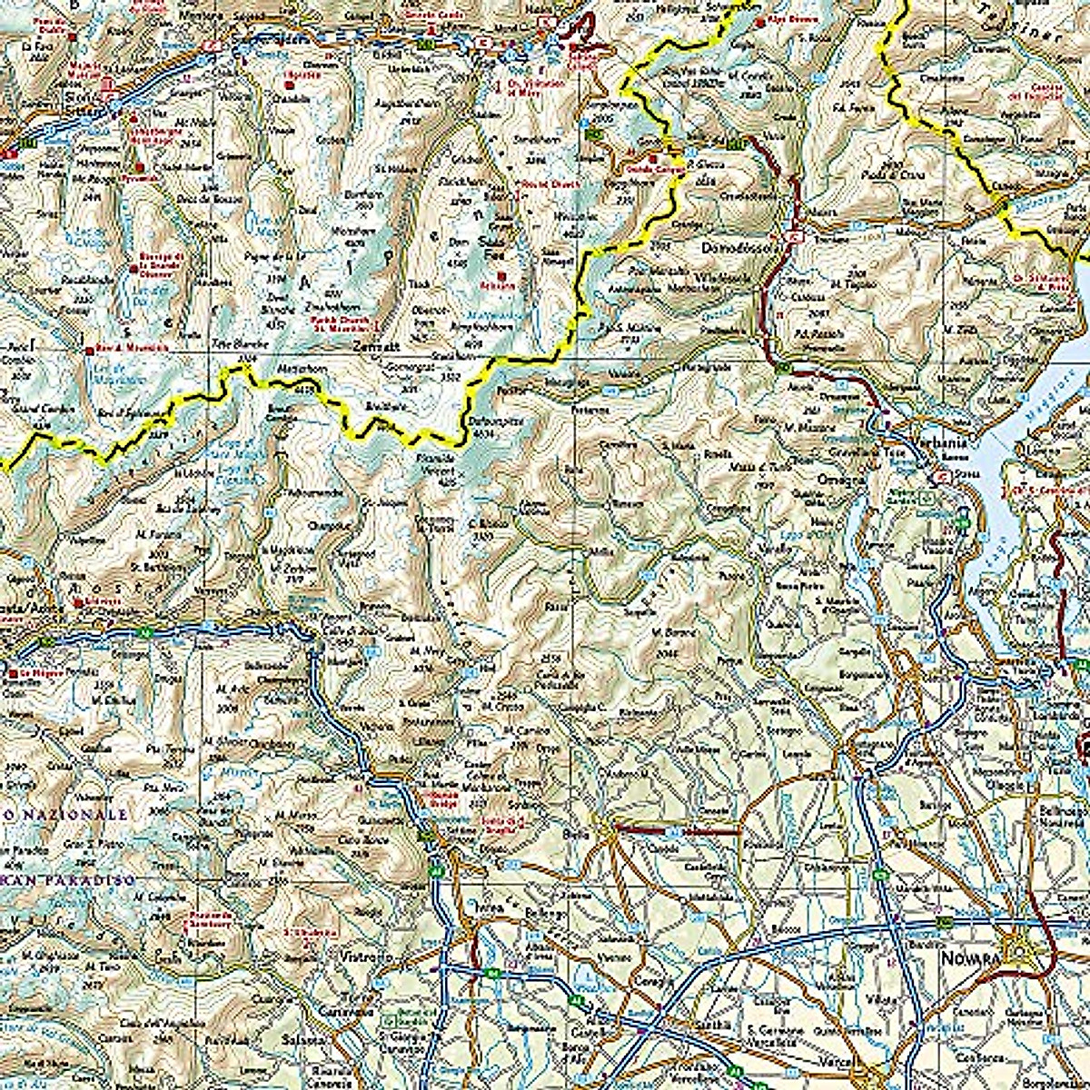 Alps Map (National Geographic Adventure Map, 3321)