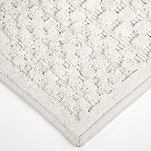 My Texas House Quail Hallow Rug - 1'11" X 7'6" Runner In Natural, High-Low, Geometric Design, Indoor Outdoor Patio And Home Decor