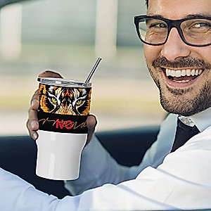 PYD Life Sublimation Kids Tumblers Blanks 18 OZ White Coffee Travel Car Stainless Steel Mugs Cups with Lid Straw for Cricut Mug Press and Tumbler Heat Press Print 4 Pack