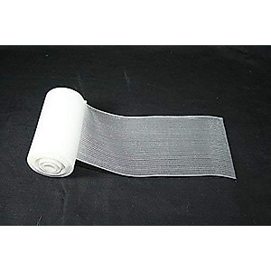 IF&D Fabrics and Drapes – 1 Yards - 4 Inch Wide - Clear/Translucent Sew-in Buckram/Heading Tape - Style #BT4400