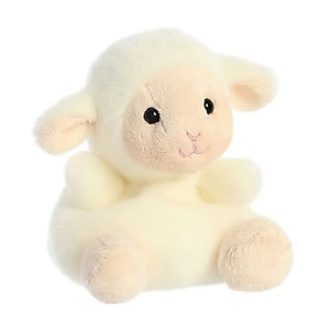 Aurora® Adorable Palm Pals™ Woolly Lamb™ Stuffed Animal - Pocket-Sized Play - Collectable Fun - White 5 Inches
