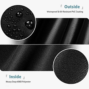 SHINESTAR Grill Cover for Char-Griller E1224, 2121, Kingsford Barrel Charcoal Grill 30", Heavy Duty Waterproof Smoker Cover, Special Zipper Design