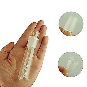 Hamiledyi Aquarium Supplies Clear Glass Planaria Trap Planaria Trap Catch Trap Leeches Catcher 3 Holes Aquatic Planarian Leech Trap Tube for Cherry Shrimp Crystal red Shrimp
