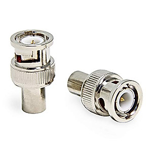 BNC 50 Ohm Terminator, 5-Pack BNC Male Plug Coaxial Cable Adapter Connector
