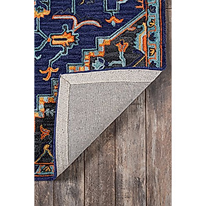 Momeni Ibiza Wool Area Rug, 3' X 5', Navy