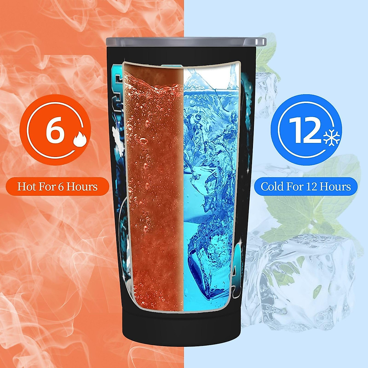 Zyxmconas SZAs Stainless Steel Insulated Tumbler Double Wall Travel Cup With Straw And Lid For Home Office Car 20 oz