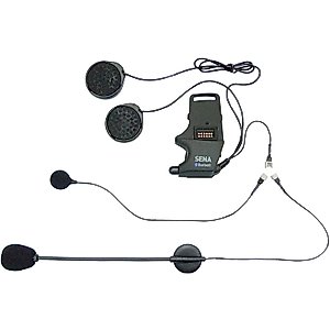 Sena SMH-A0302 Helmet Clamp Kit with Boom and Wired Microphones for SMH10 Bluetooth Headset, Black