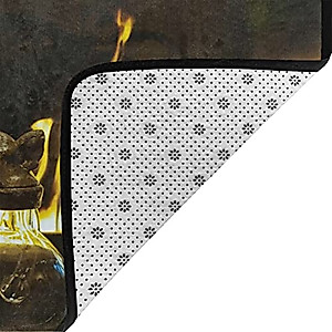 Thecooboy Custom Rug Personalized Add Your Own Logo Image Text Photo Area Carpet Anti Slip Washable Decorative Door Mat for Home Garden Office Upgrade Models 36 x 24 in