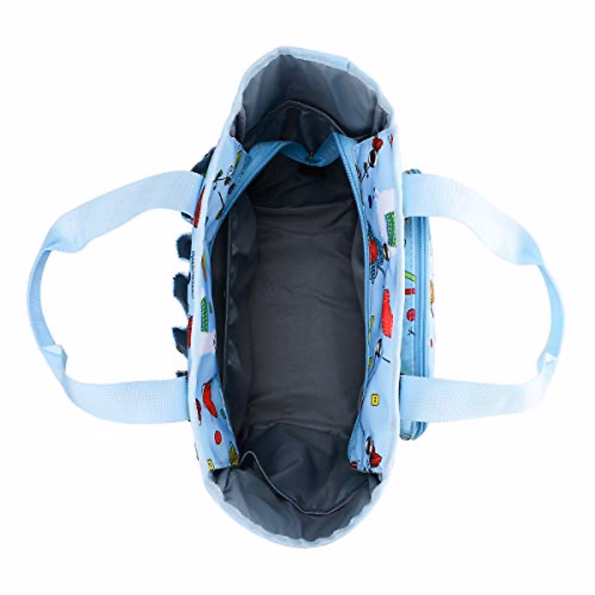 KOKNIT Knitting Tote Bag, Portable Knitting Yarn Storage Bag for Carrying Project with Pockets for Crochet Hooks, Knitting Needles and Accessory, Stylishly Designed Can be Matched with Any Outfit