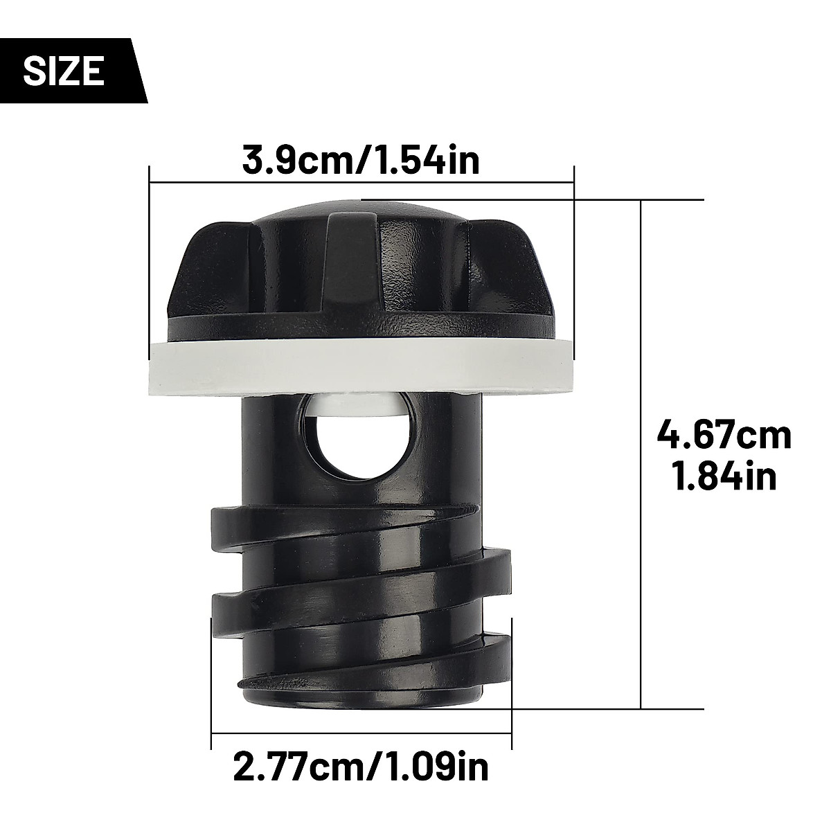 Cooler Drain Plug, 2 Pack Replacement, Compatible with Yeti Roadie, Tundra, and Tank Coolers and Fit for RTIC Coolers