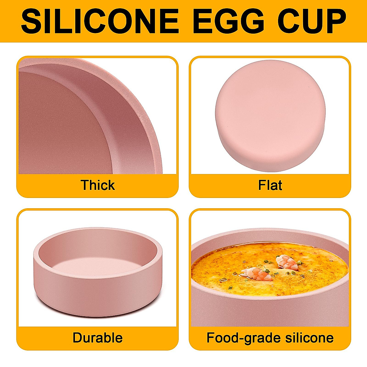 Silicone Microwave Egg Cooker, 3 Pack Air Fryer Egg Molds Eggwich Maker, Individual Egg Cups for Sandwiches Breakfast