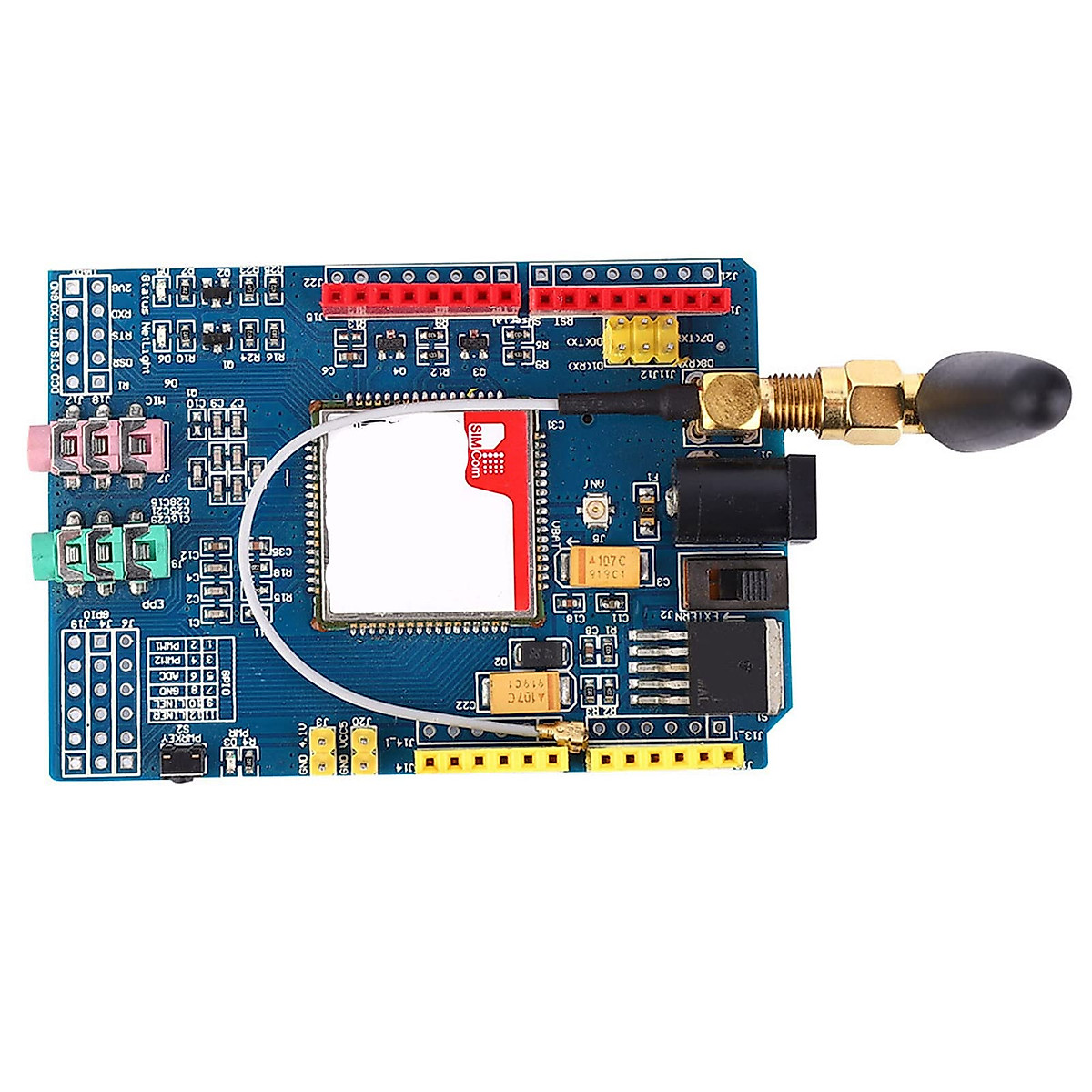 SIM, GPS Founder Expansion Board SIM900 850 900 1800 1900 MHz GPRS GSM Module with Antenna Compatible for, GPS System Accessories