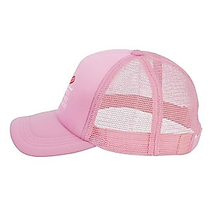 I Survived Open Heart Surgery Baseball Hat Classic Solid Color Adjustable Mesh Baseball Cap for Men Women Pink