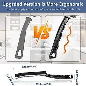 Loyuril Crevice Cleaning Brush, 2024 New Multifunctional Gap Cleaning Brush Tool, Thin Scrub Brush, Grout Cleaner Brush Hard Bristle Crevice Cleaning Brush (4pcs)