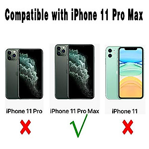 iPhone 11 Pro Max Case, iPhone 11 Pro Max Waterproof Full Body Rugged Clear Slim Case with Built-in Screen Protector Heavy Duty Shockproof Cover Underwater Cases for iPhone 11 Pro Max (Black&Gray)