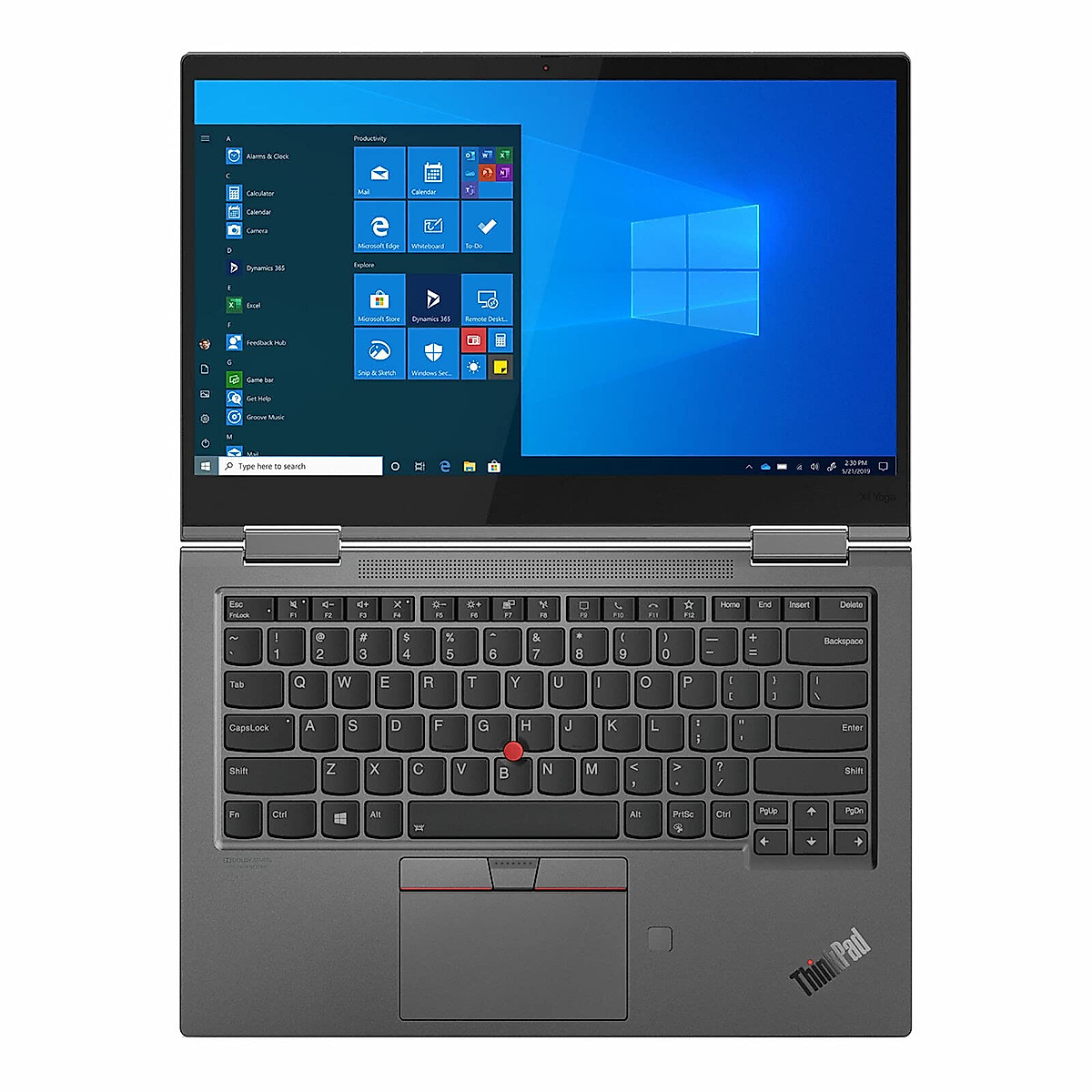 Basrdis Latest_Lenovo_ThinkPad X1 Yoga Gen 5 Convertible 2-in-1 Laptop, 14.0" FHD Touch Anti-Reflective Display, Intel Core i7-10510U Processor, 16GB RAM, 512GB SSD, Windows 10 Pro, Touch ID, Wi-Fi