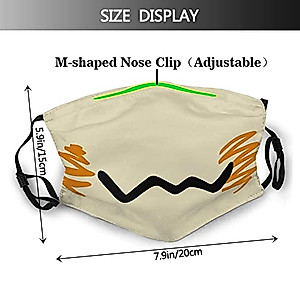 WUGXCOLL Masks-Mimikyu Reusable Cotton Anti Dust Cover,1 pack, Black