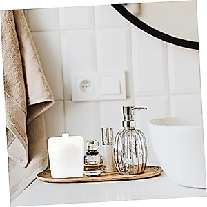 Zerodeko 2pcs Cotton Swab Box Cotton Round Holder Cotton Swabs for Makeup Round Container with Lid Storage Canister Desktop Cosmetics Box Cotton Swab Holder Toothpick Organizer Resin